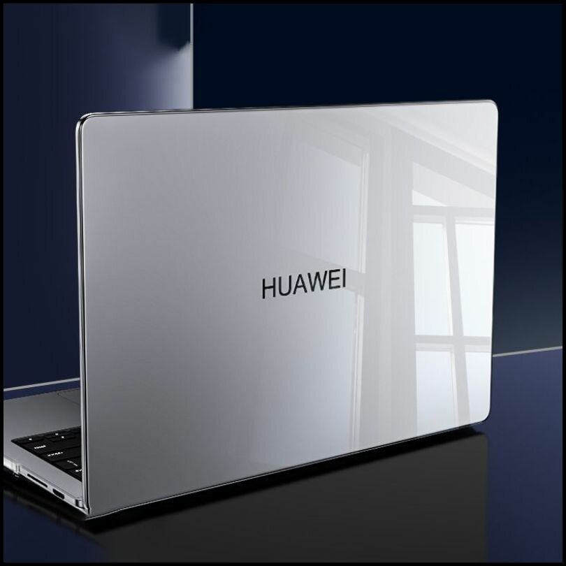 Huawei MateBook D16 2024 MCLG-16 MCLG-X MCLF-16 MCLF-X (16 дюйма) /прозрачный глянцевый защитный чехол +пленкой для клавиатуры