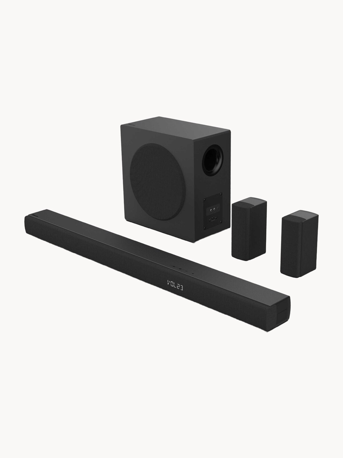 Саундбар для телевизора Hisense HS5100; мощность 540 Вт; беспроводной сабвуфер; тыловые колонки в комплекте; аудиосистема 5.1; поддержка Bluetooth