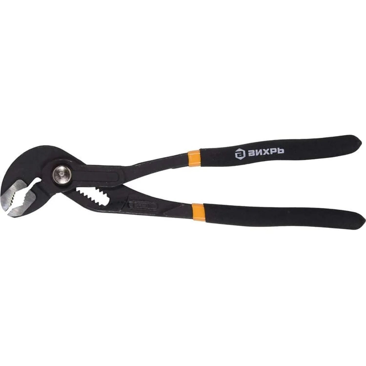 Клещи переставные,250 мм, кнопочные, обливные рукоятки Вихрь 73/6/3/11