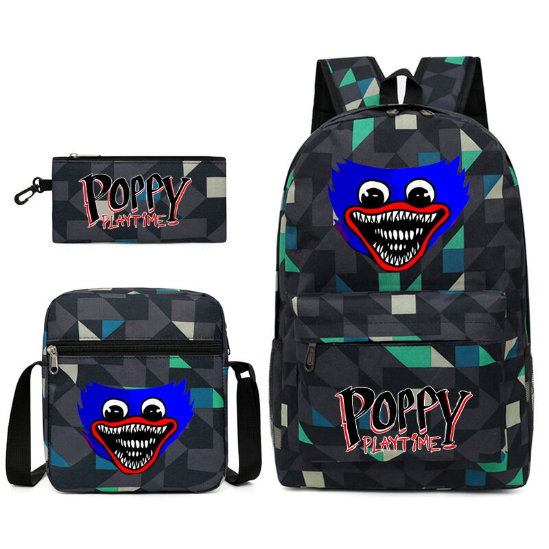 Внешняя торговля Poppy Play Time Poppy Play Time Starry Sky комплект из 3 предметов рюкзак сумка через плечо пенал