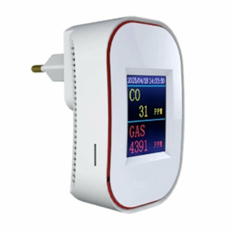 Q1Tuya Smart Life Wi -Fi Монооксид Co & Gas Detector CH4 Methan Methen Hoognable Leakage Угольный Датчик Аварийного Сигнала.