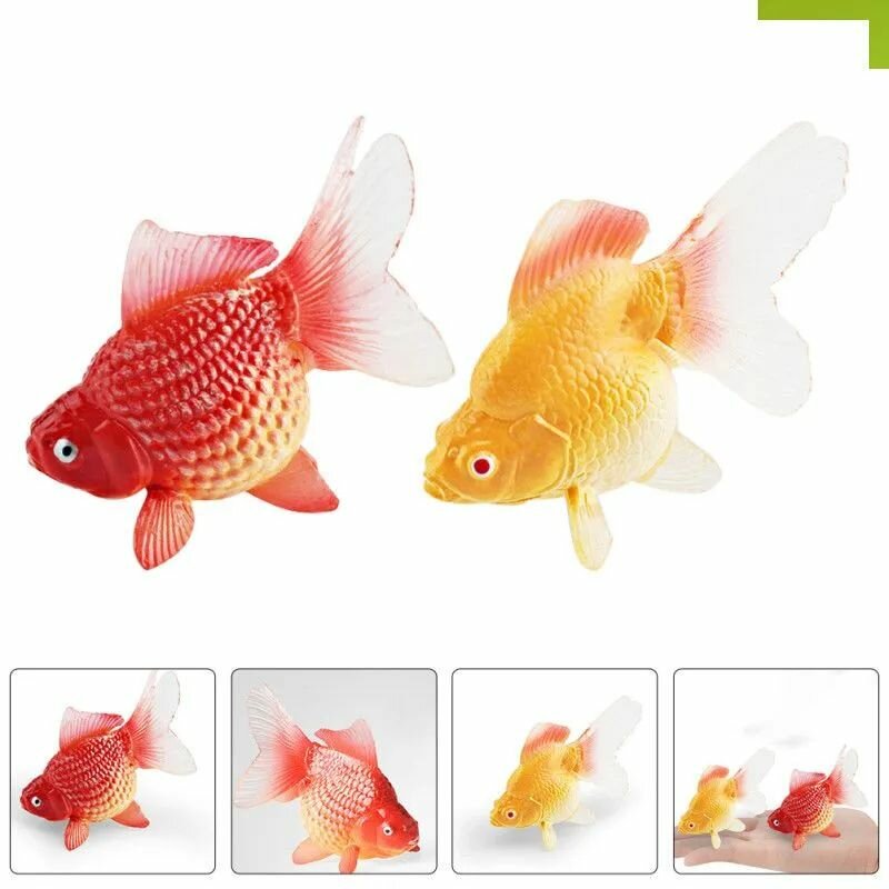 2 шт. Игрушка для детского аквариума с искусственными рыбками, когнитивная симуляция 5.00X4.50X2.00CM