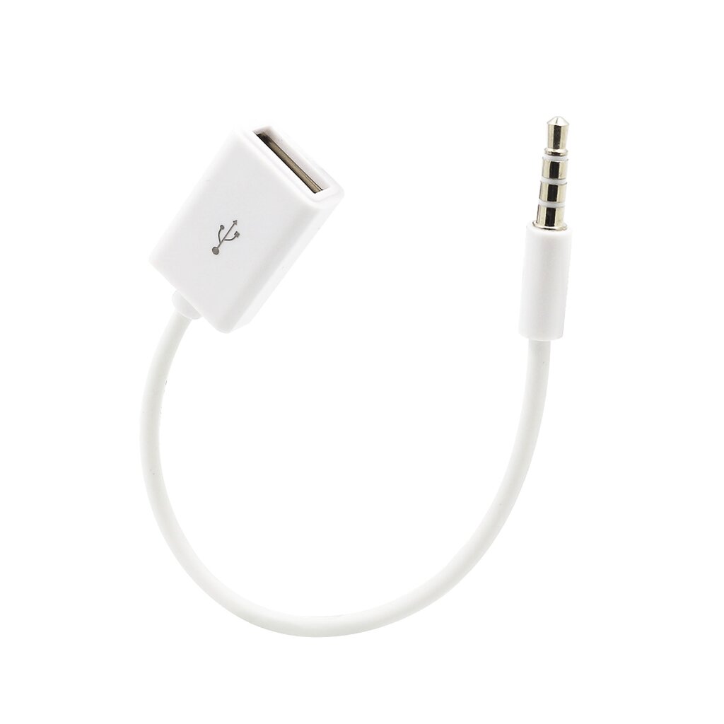 3,5-мм штекерный разъем AUX Audio Plug для подключения кабеля USB 2.0 к женскому конвертеру