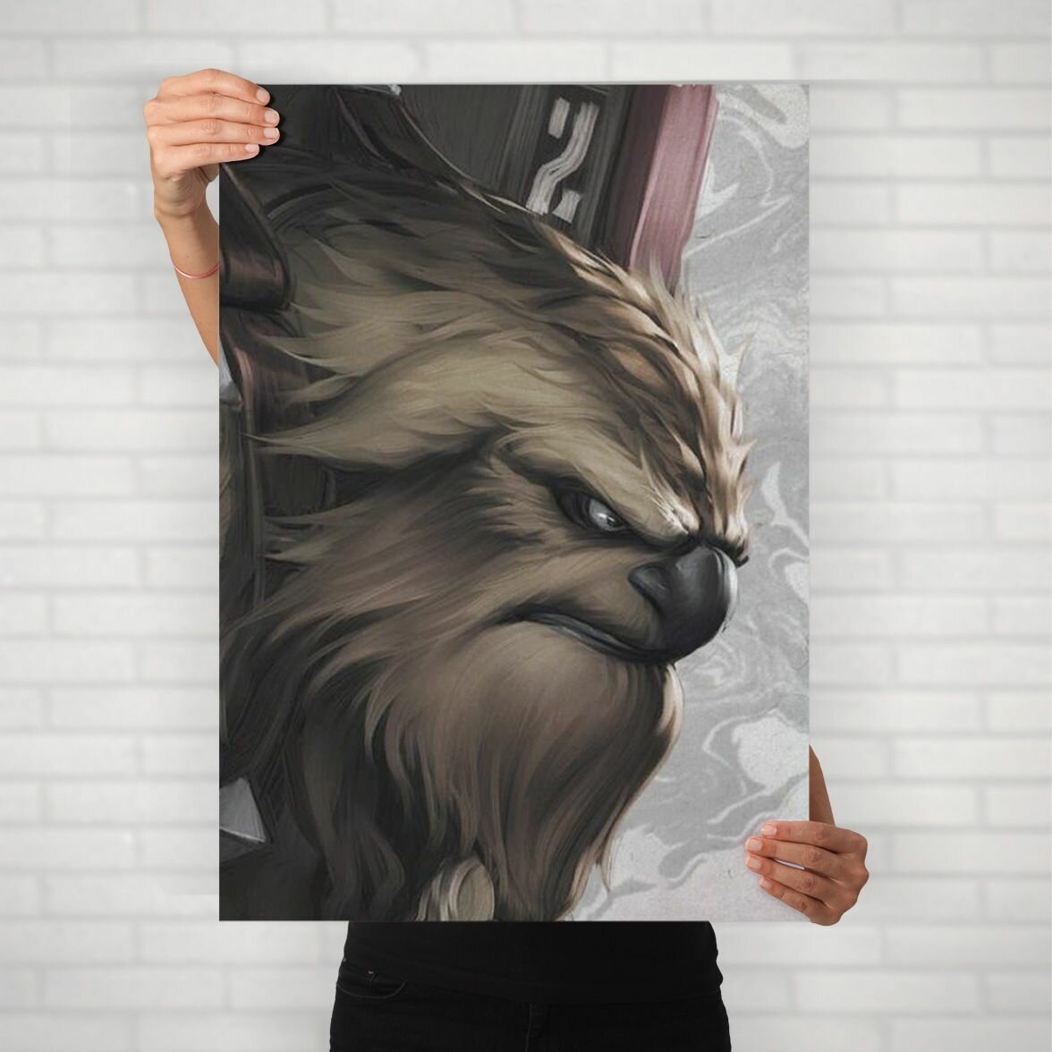 Плакат на стену для интерьера Dota 2 (Earthshaker 2) - Постер по игре формата A2 (42х60 см)