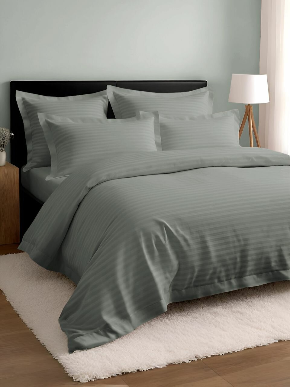 Пододеяльник страйп-сатин 150х200 - "Лунь" 1х1