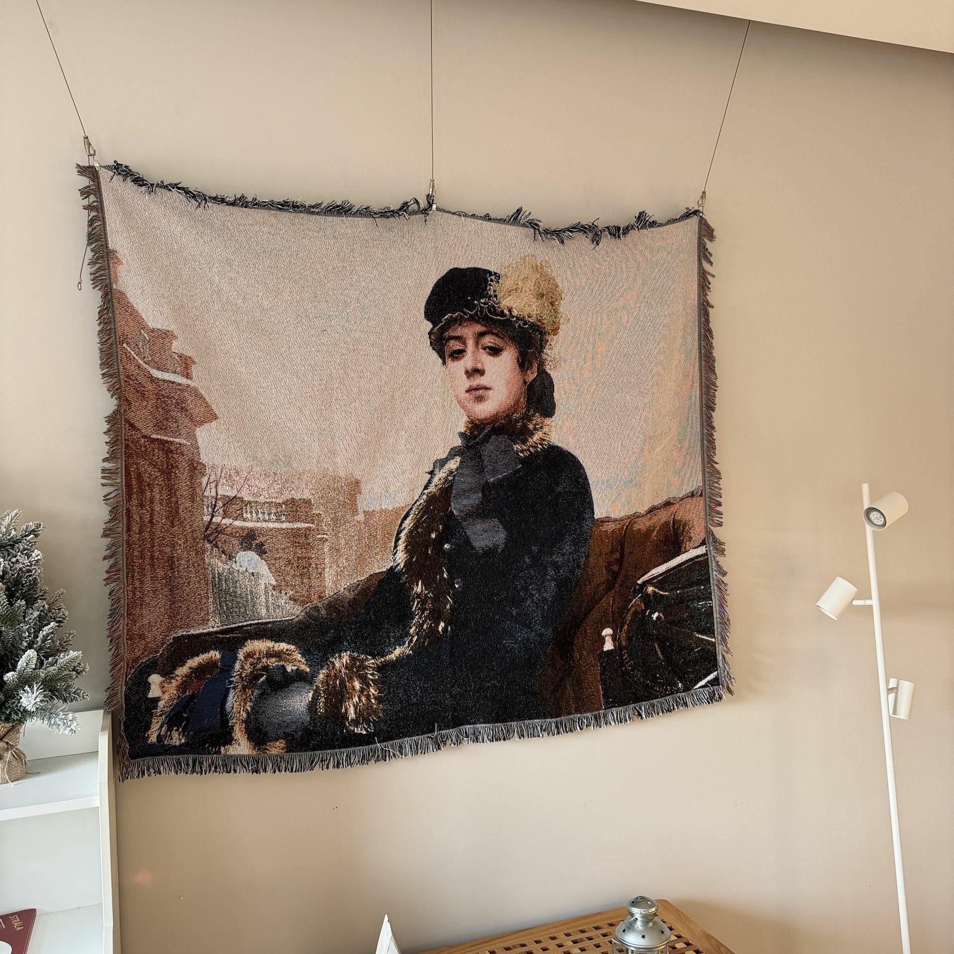 Русский художник Иван Николаевич Крамской Гобелен Неизвестная женщина