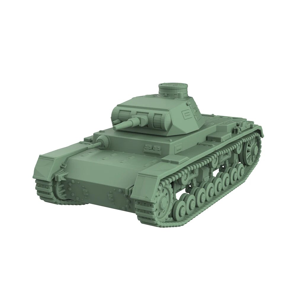 Модель танка Panzer III.B WarGaming 1/56 1/72 1/100 15 мм 15mm 100 scale