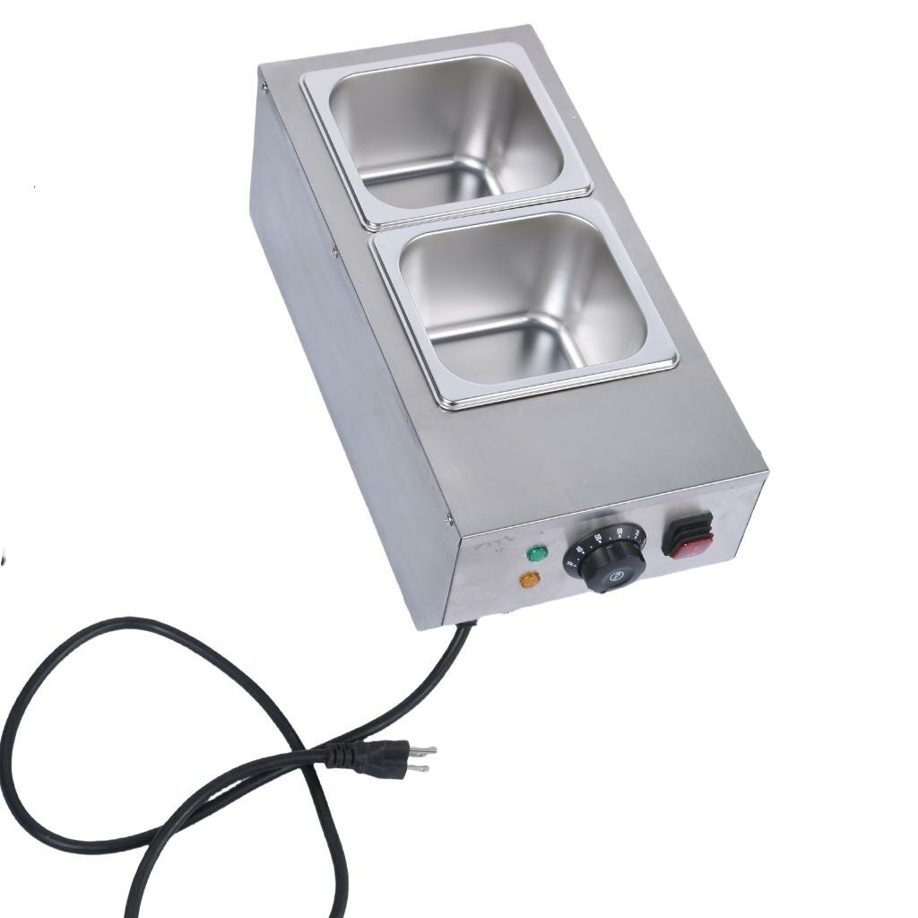 Сковорода из нержавеющей стали для шоколада с двойными чашами