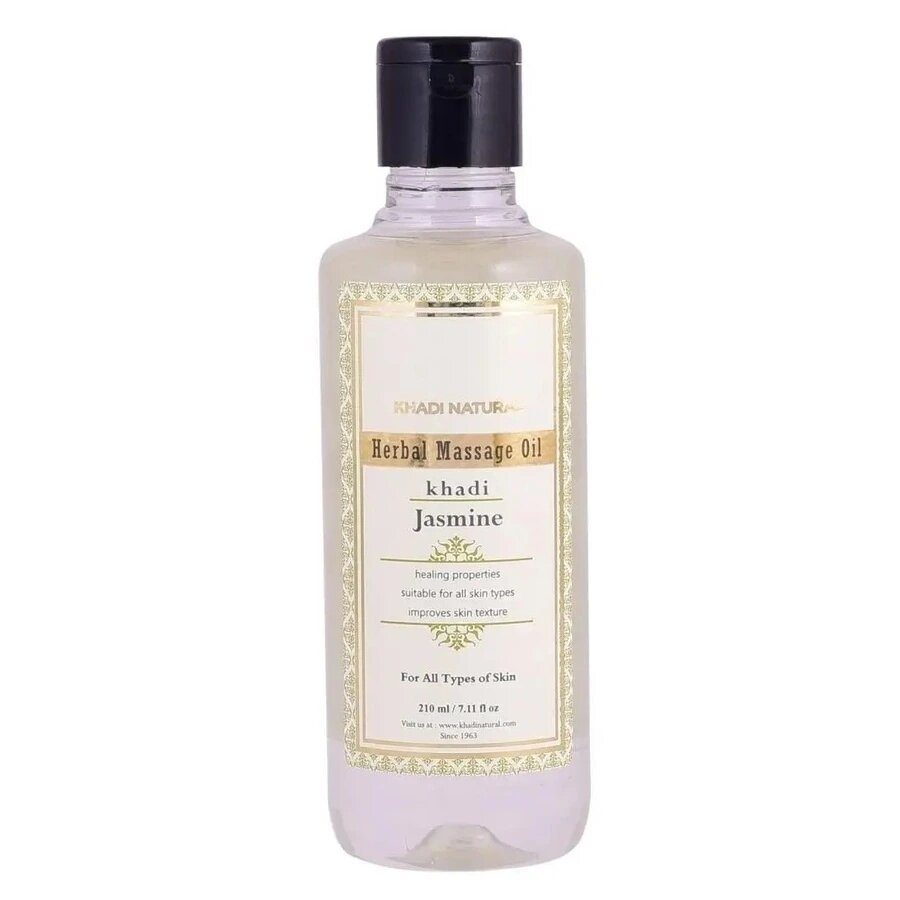 Массажное масло для тела Жасмин Khadi Natural 210 мл - 1 шт.
