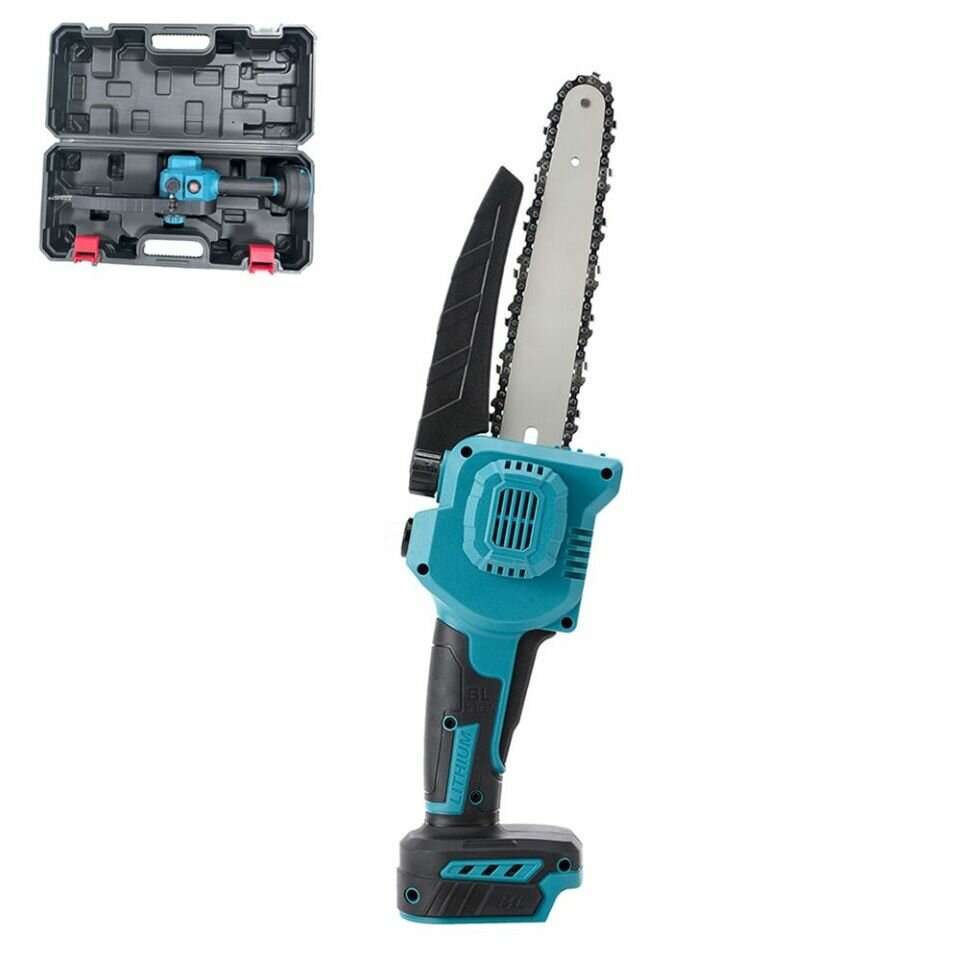 Heimerdinger 18В 8-дюймовая аккумуляторная электрическая цепная пила, без батареи, в кейсе, LB212