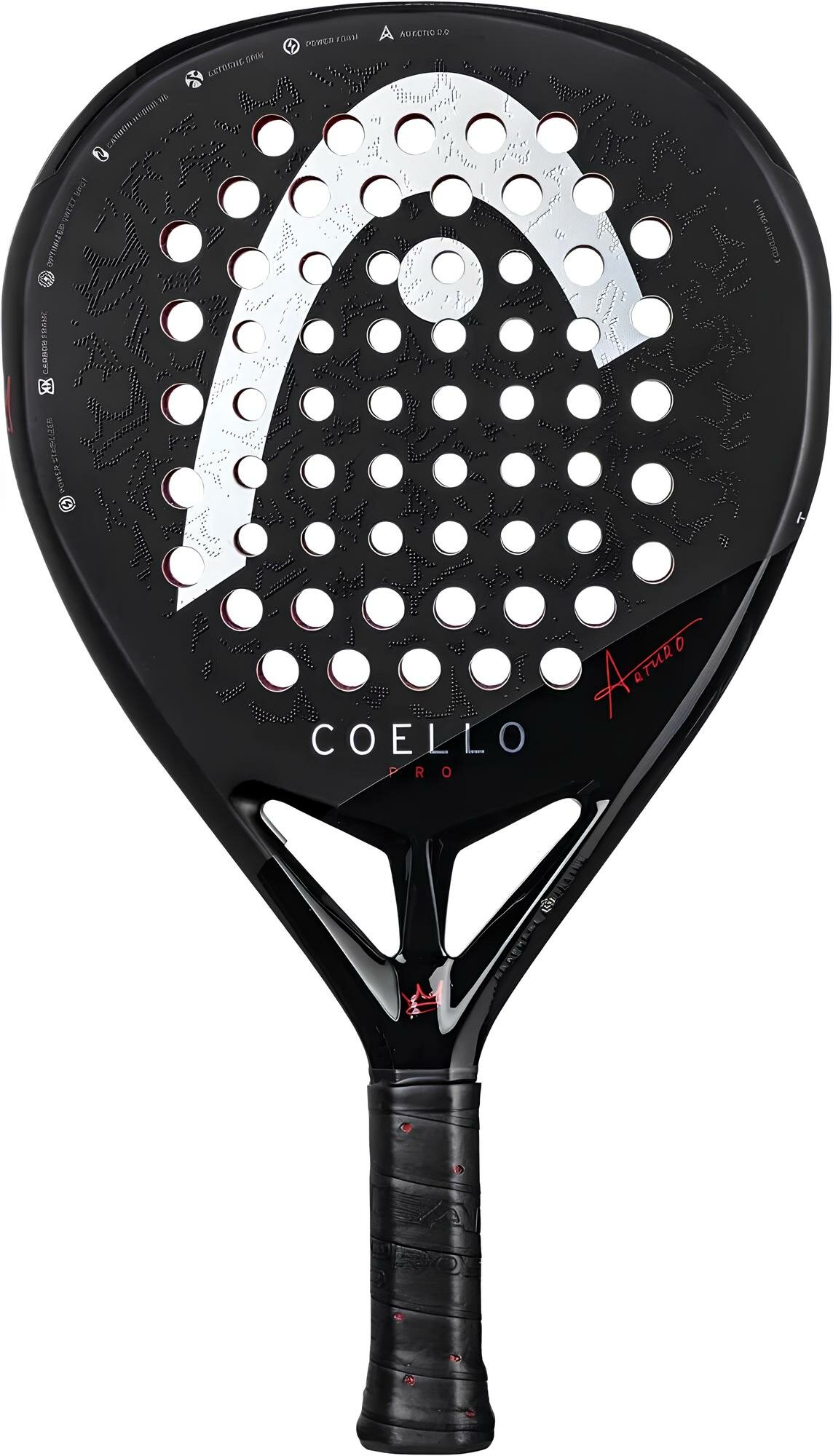 Ракетка для падел тенниса Head Coello Pro 2025 Чёрный Racket Padel