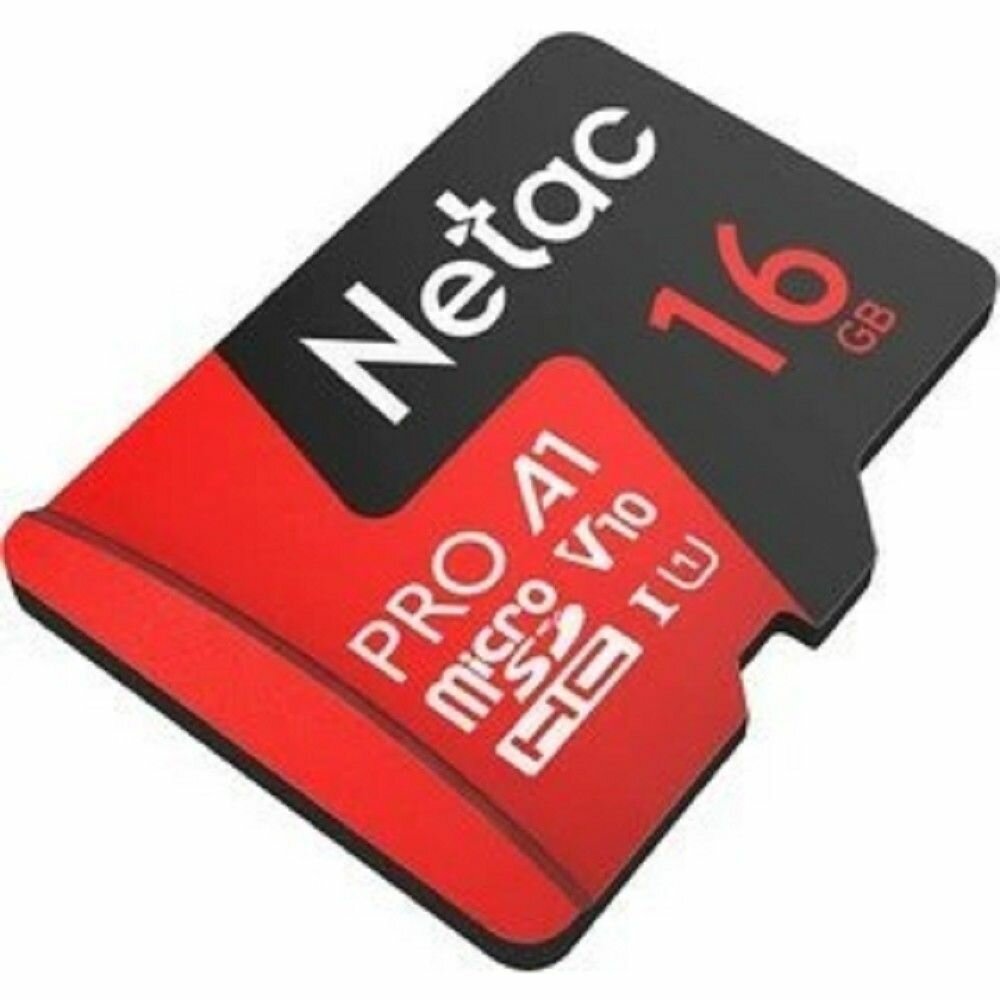 Netac Карта памяти Micro SecureDigital 16GB MicroSD P500 Extreme Pro Retail version card only NT02P500PRO - 016G - S