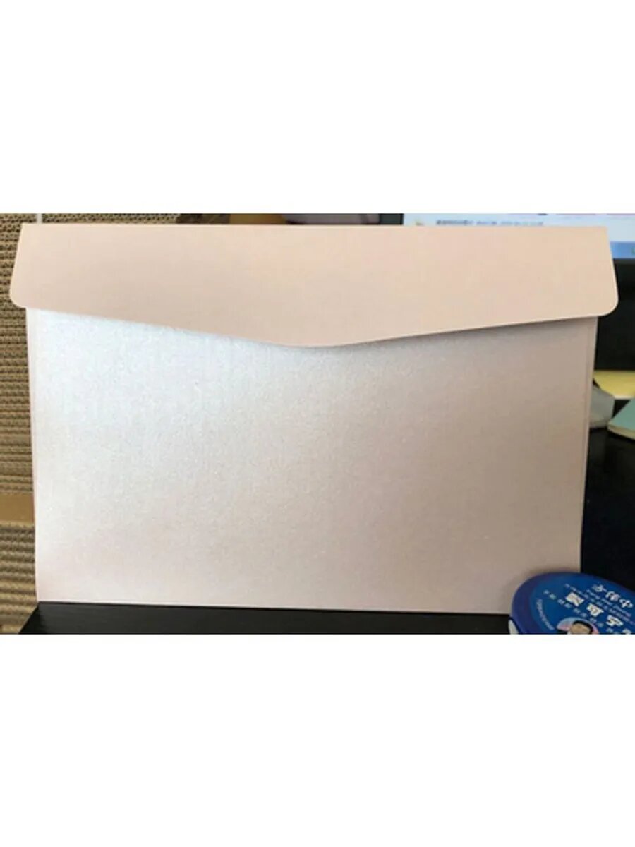 Конверт A5 (розово-фиолетовый перламутровый)