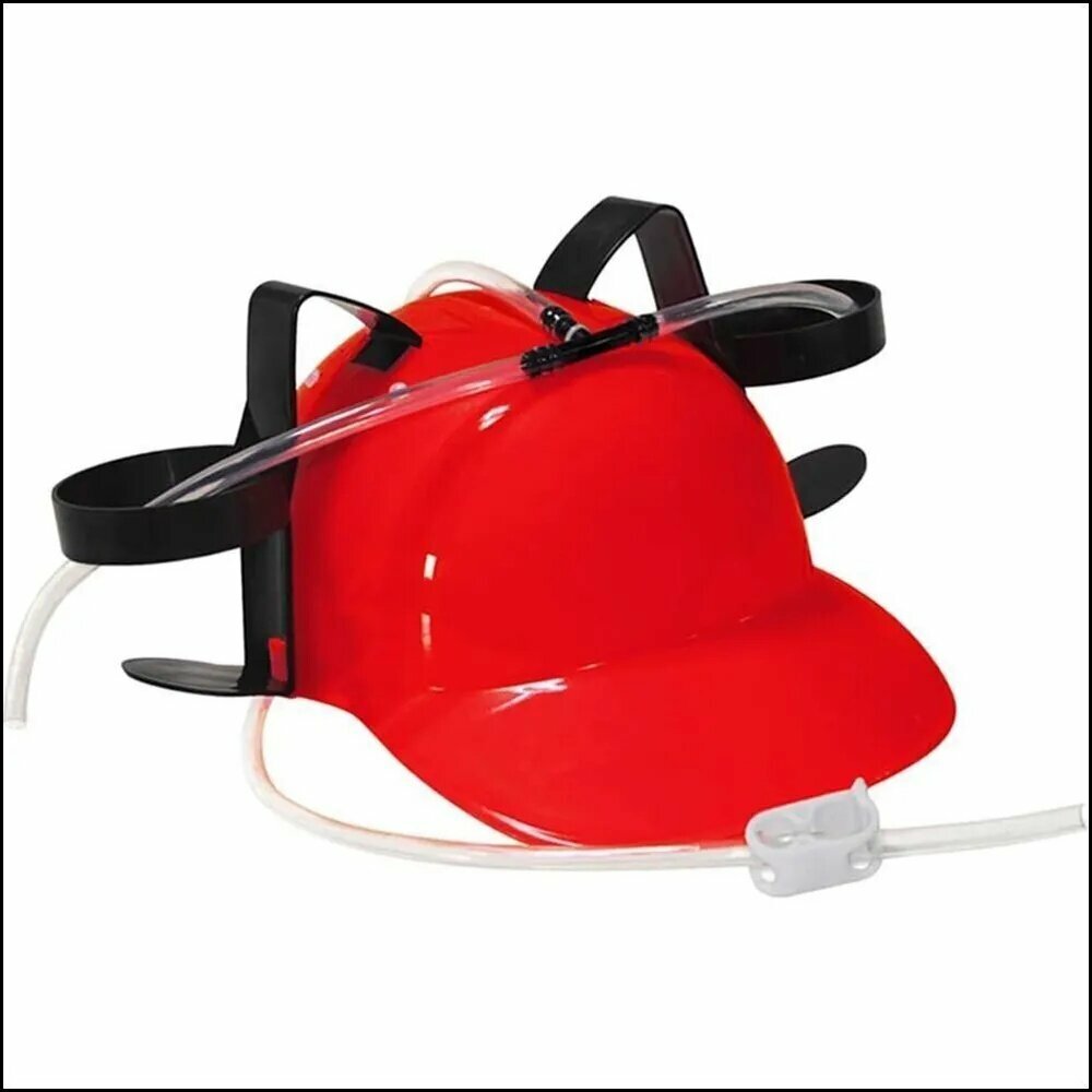 Шляпа для вечеринки в виде питьевого шлема Красный-Новинка-Новинка，（Рекомендуемые качественные продукты）