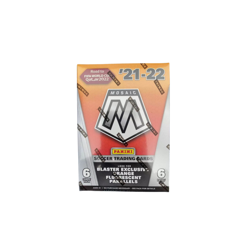 PANINI 2021 22 PANINI Мозаика WORLD CUP шоссе Мозаики Рука GRENADE Коробка Спортивные карты Целая коробка
