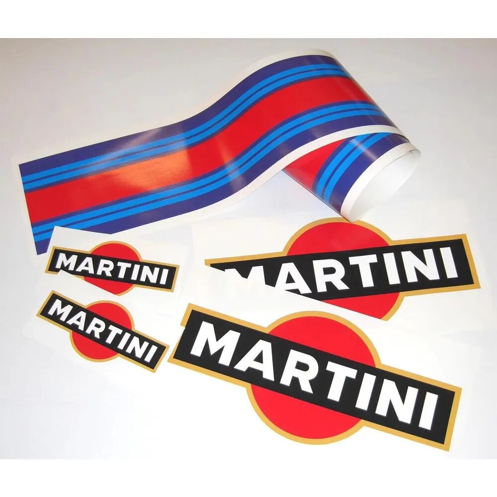 Набор виниловых наклеек Martini Le Mans полные гоночные полосы ламинированные для Porsche TVR