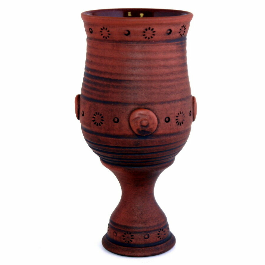 Кубок "Молодые" + глазурь, глина, керамика, ручная работа