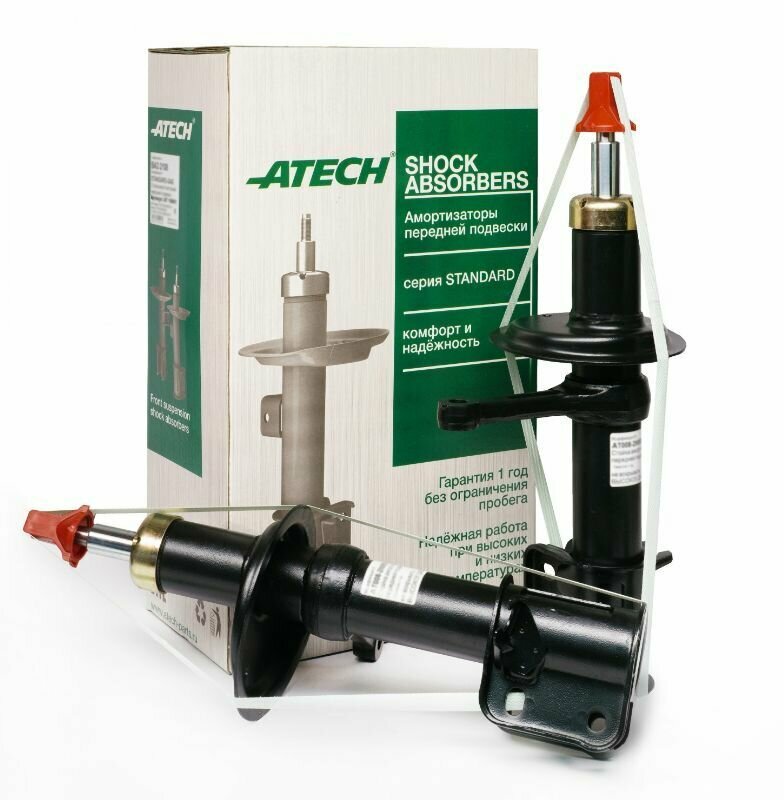 Амортизатор стойки передней подвески ATECH STANDARD-GAS лада ВАЗ 2110, 2111, 2112 (2 шт) газомасляные (к-т)