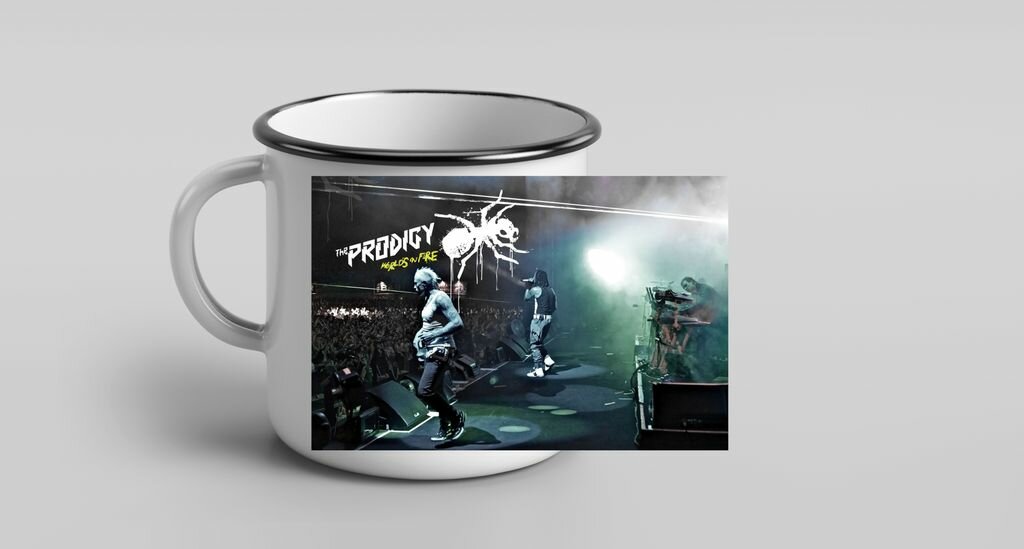 Кружка металлическая эмалированная The Prodigy, Продиджи №14