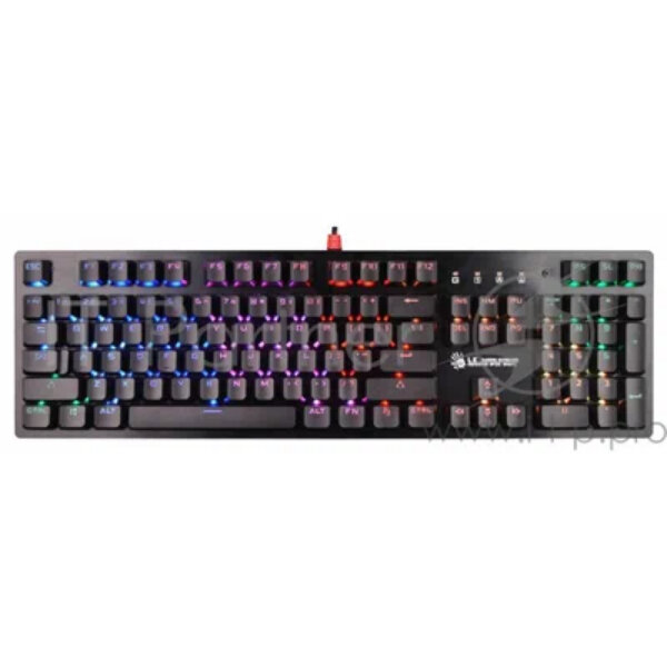 Клавиатура проводная A4 Bloody B820R Blue S механическая черный USB LED