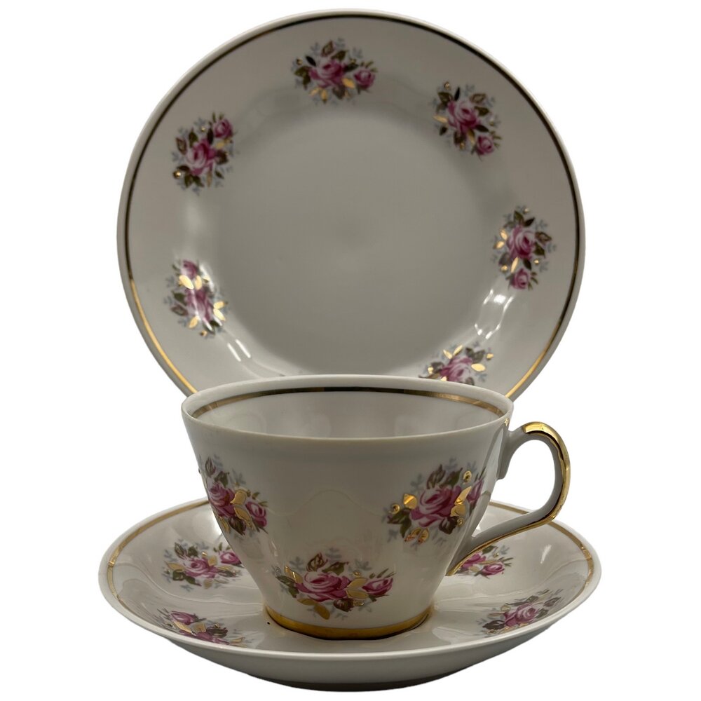 Чайное трио "Sigulda", автор формы Эрик Эллер, 1974-1980 гг, Рижский ФЗ, СССР