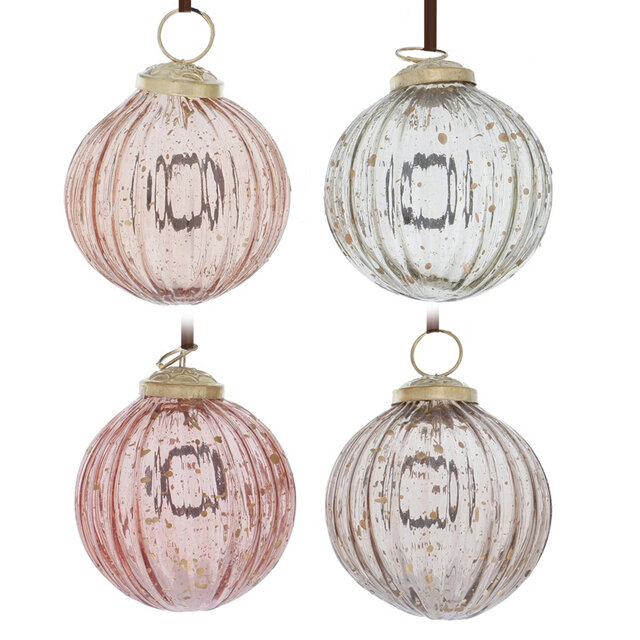 Набор стеклянных шаров Ла Монфюрон 8 см, 8 шт, Boltze, 2038337-набор