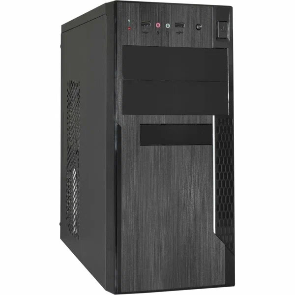 Компьютерный корпус Minitower ExeGate EX283244RUS MA-373X-UN500 Black, mATX (UN500, 120мм) 2*USB, Audio