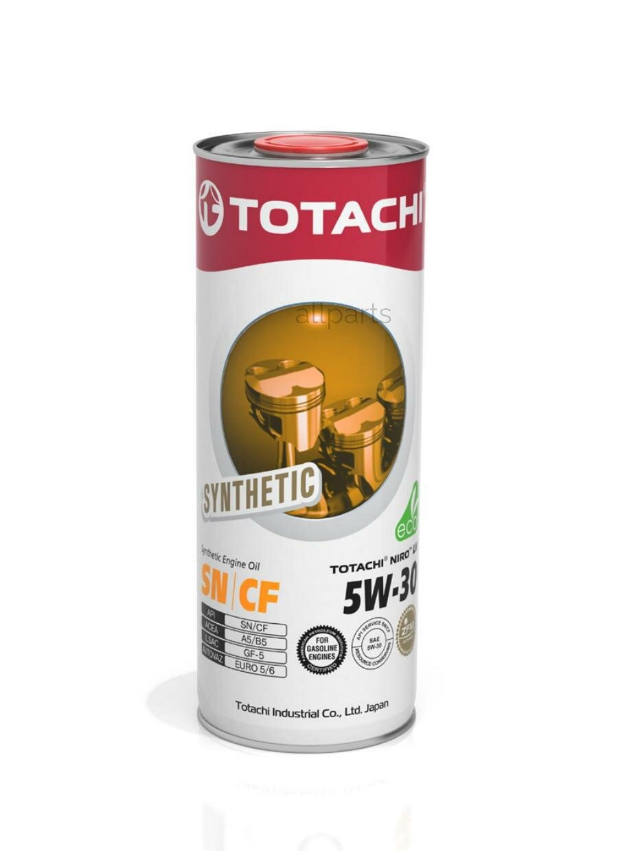 TOTACHI 19901 Масло моторное TOTACHI NIRO LV SN Synthetic 5W-30 синтетическое 1 л 19901