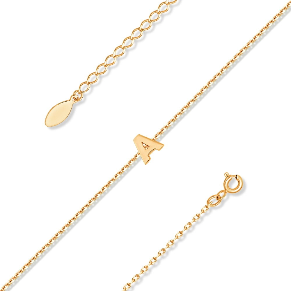 Браслет, красное золото, 585 проба, фианит