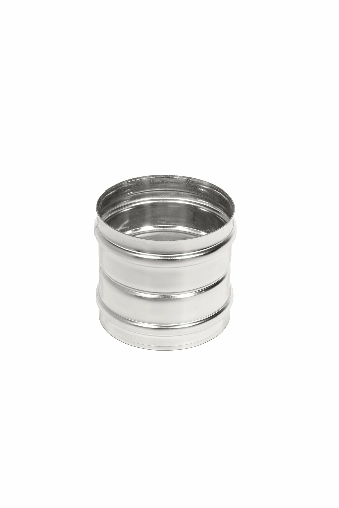 Переход с котла М-М d 130 х 130 толщ. 0,8 нерж (430)