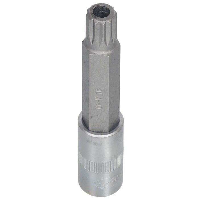 Головка со вставкой Spline M16 (1/2", L 100 мм) арт 39616