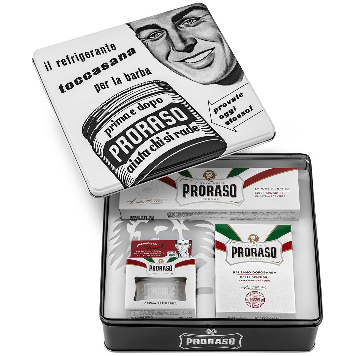 Набор для бритья Proraso Vintage Selection Toccasana, 3 шт