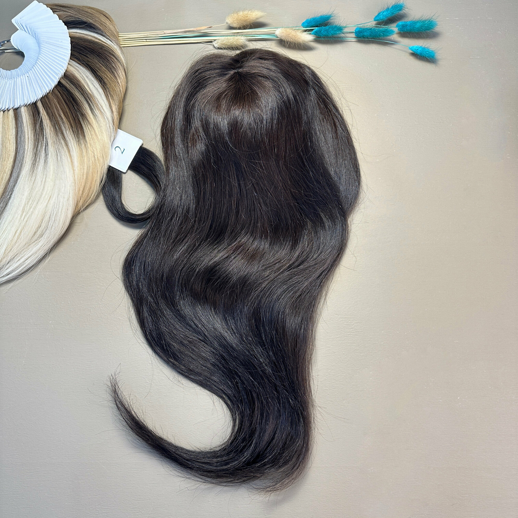 Микросистема теменная из славянских волос Belli Capelli 45 см №2