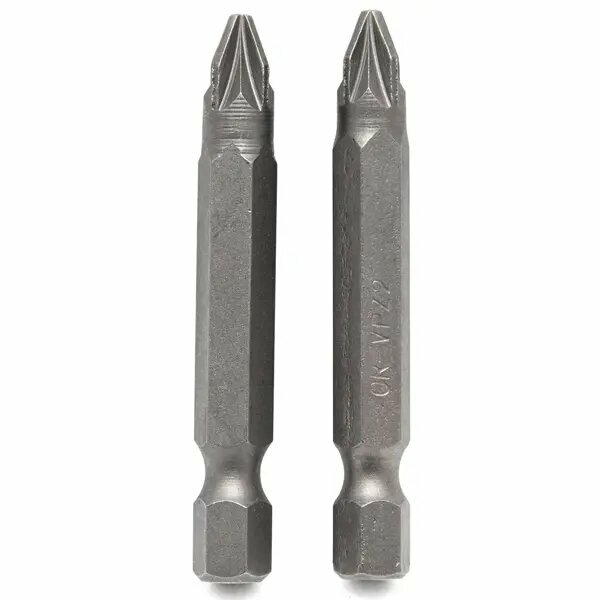 Бита крестовая магнитная Vira PZ2x50 мм, 2 шт.
