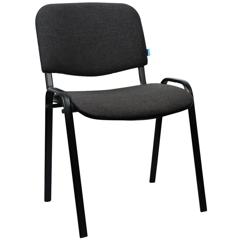 Helmi Стул hl-f01 изо, каркас черный, обивка ткань серая 330636