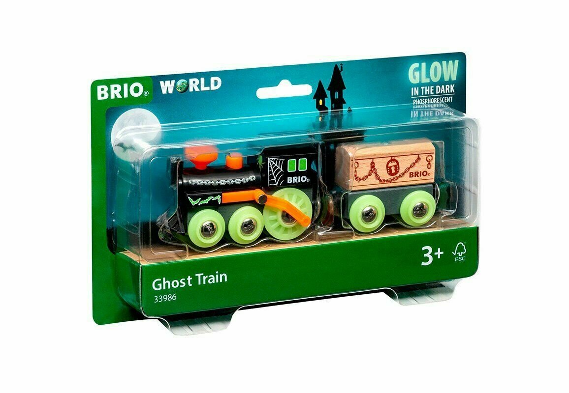 BRIO Поезд-призрак светящийся в темноте 33986
