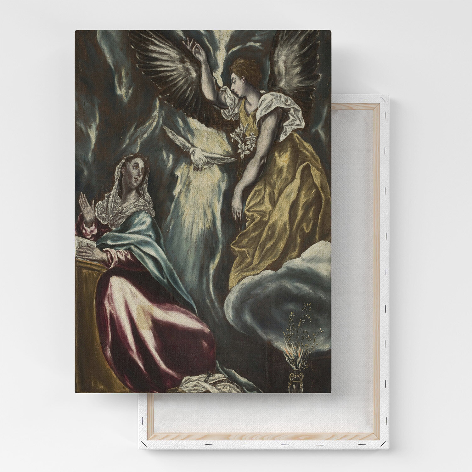 Картина на холсте, репродукция / Эль Греко - The Annunciation / Размер 30 x 40 см