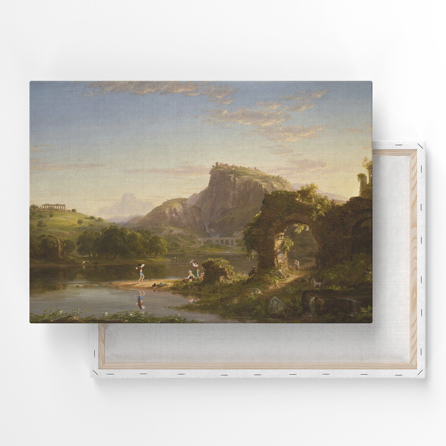 Картина на холсте, репродукция / Томас Коул - Allegro / Размер 30 x 40 см