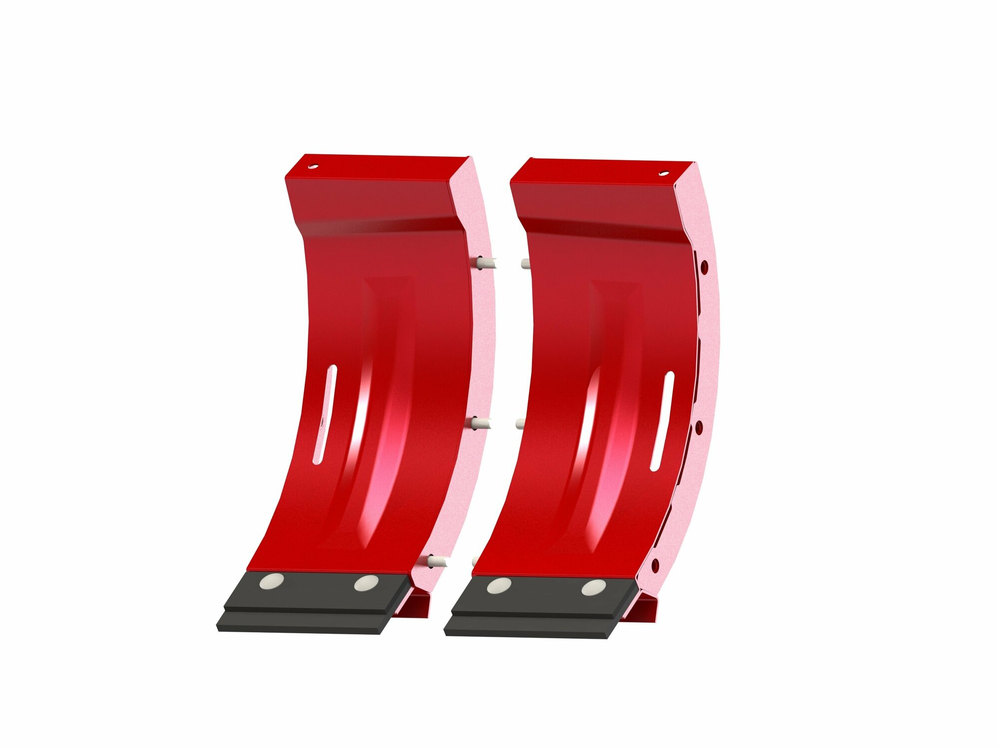 Расширители отвала (красный) STORM сталь 2,5 мм для квадроцикла