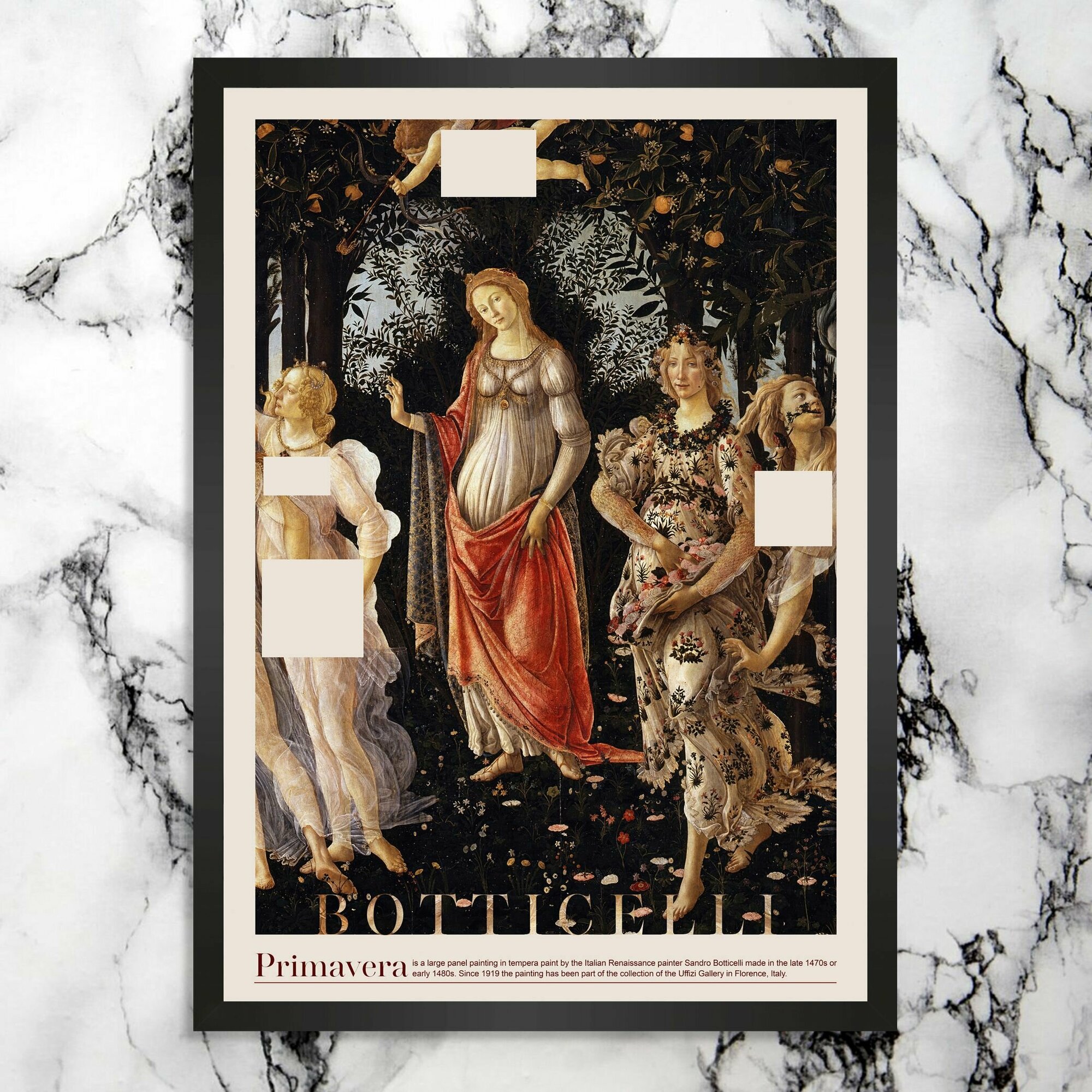 Постер "Весна" - Сандро Боттичелли #2 40x50