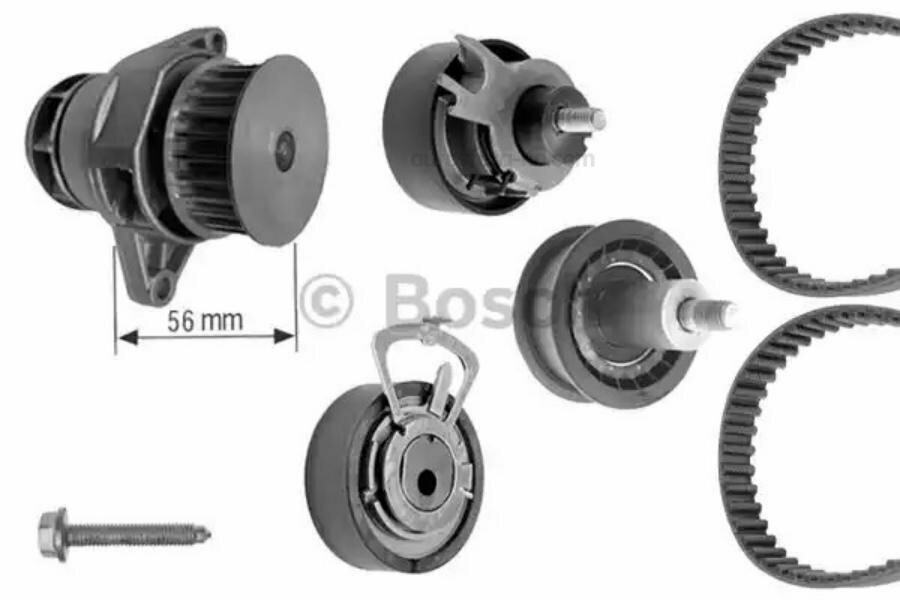 BOSCH 1987946427 Комплект ремня ГРМ VAG GOLF/BORA/POLO/A2 1.6 98-06 (с помпой)