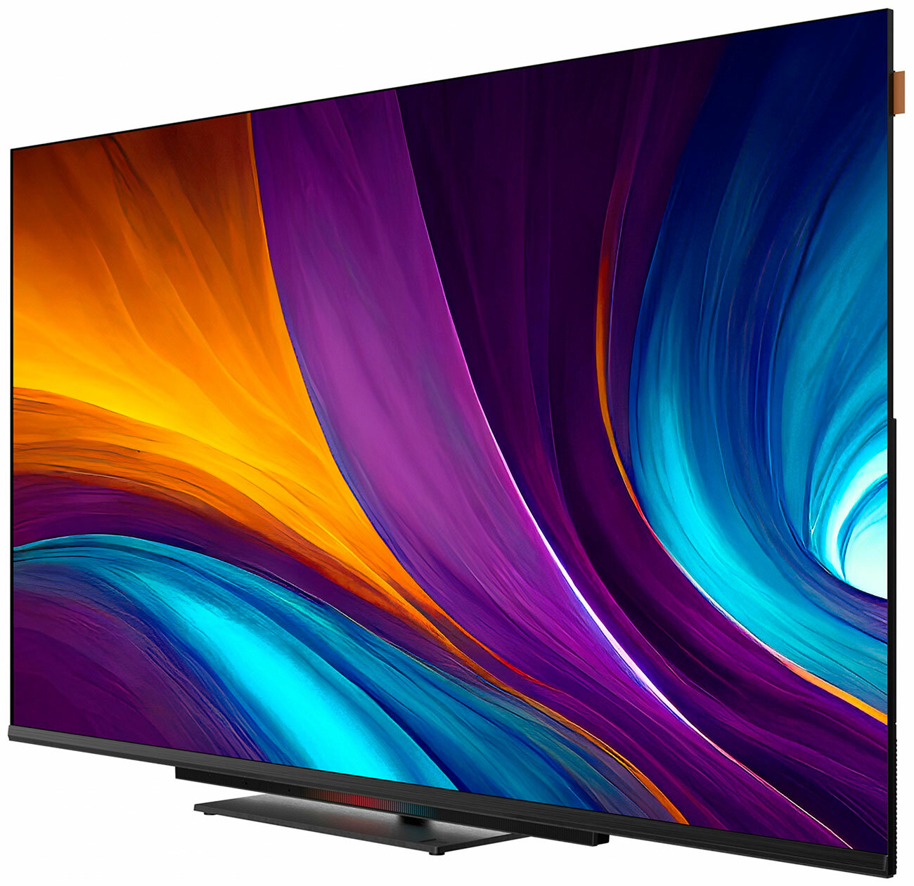 Телевизор Digma Pro 55C, 55 дюймов, 4K Ultra HD, смарт ТВ, Google TV, черный — фото 1