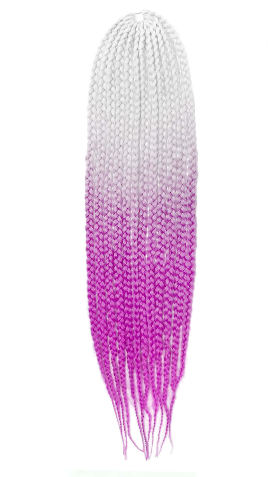 Hairshop Афрокосы 600/Ф 26 50см (Белый/Розово-фиолетовый)