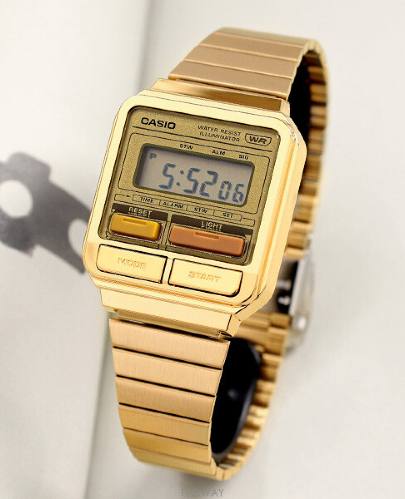 Наручные часы CASIO Vintage, серый/золотой — фото 1