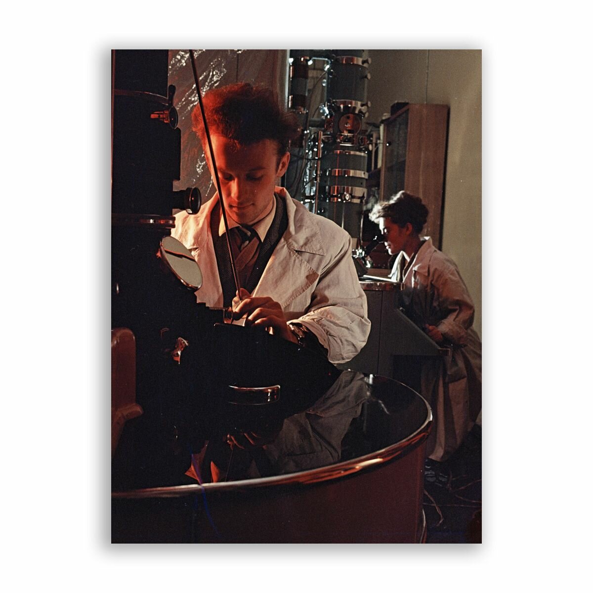 Советский постер, плакат на бумаге / Советские рабочие / Размер 30 x 40 см