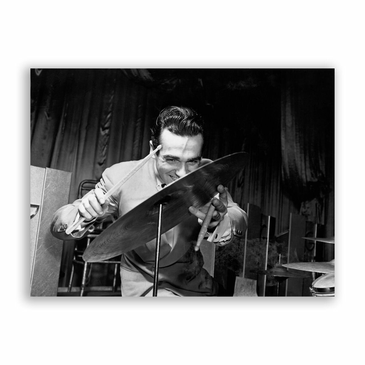 Постер, плакат на бумаге / Джин Крупа / Размер 30 x 40 см