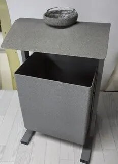 Урна уличная серая