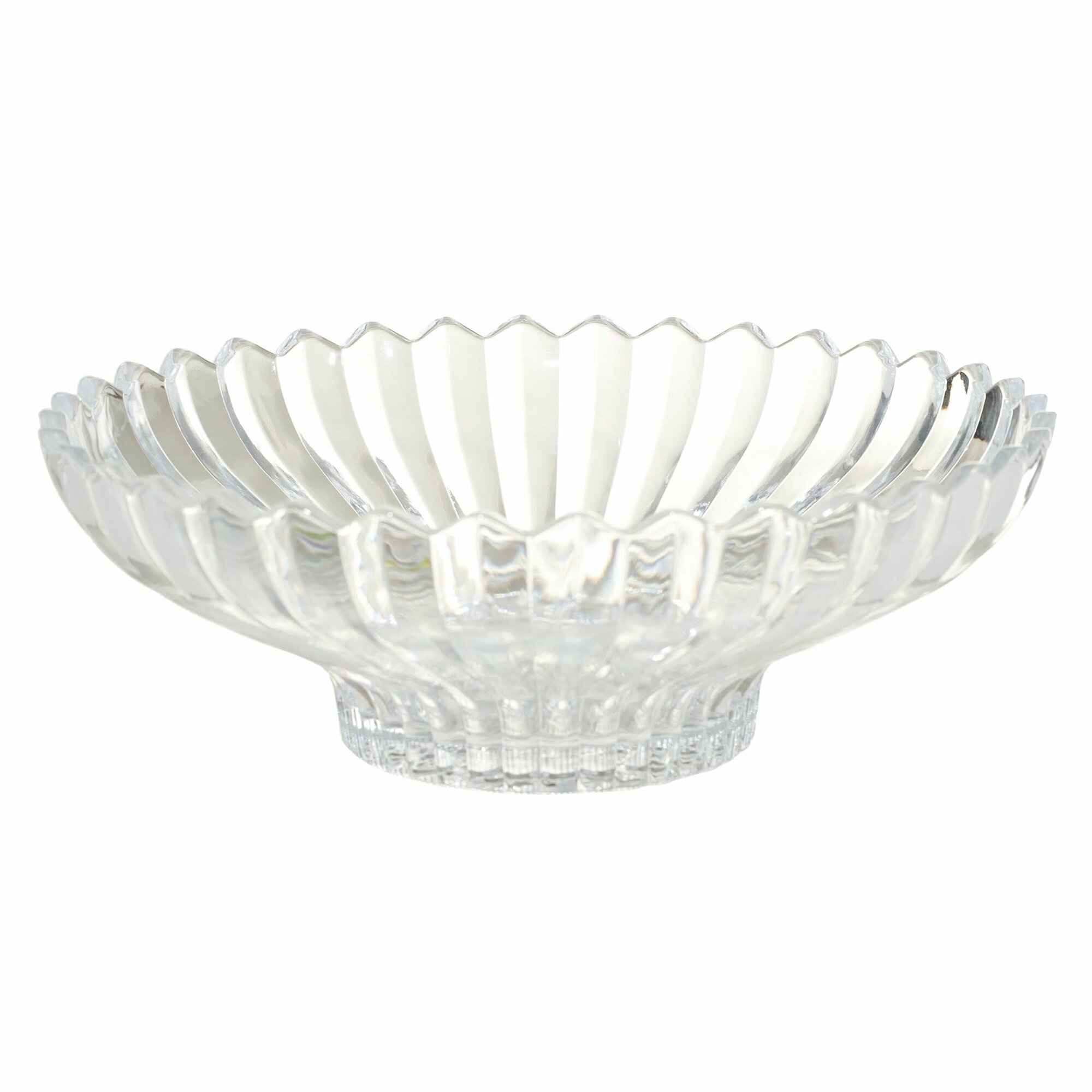 Ваза для фруктов, Kuchenland, 32х11 см, прозрачное стекло Р, Alpine