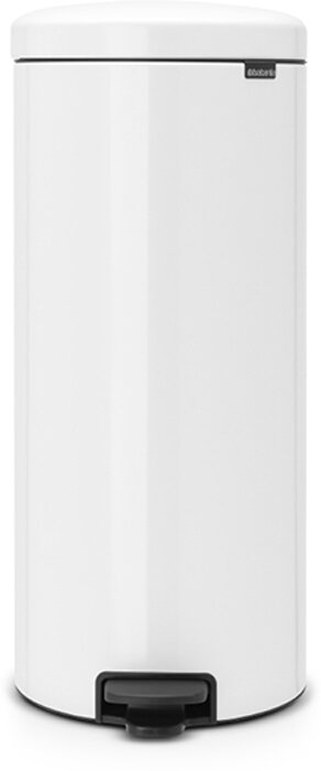 Бак мусорный Brabantia "NewIcon" с педалью белый 30л 111785