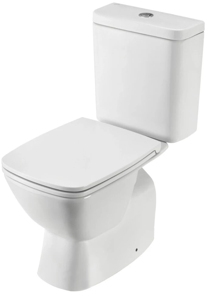 Унитаз-компакт Santek Нео 1. WH30.2.418 безободковый, с сиденьем микролифт, белый